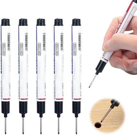 Amazon.com: 5PCS Long Head Deep Hole Marker Pens, 20mm Deep Reach ...