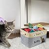Amazon.com: Personalized Dog Toy Storage Basket with Pet Name - Custom ...