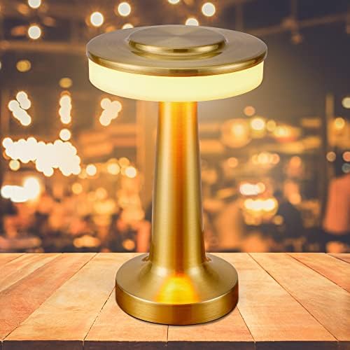 HAPYGI Cordless LED Table Lamp，Rechargeable Portable Battery Powered ...