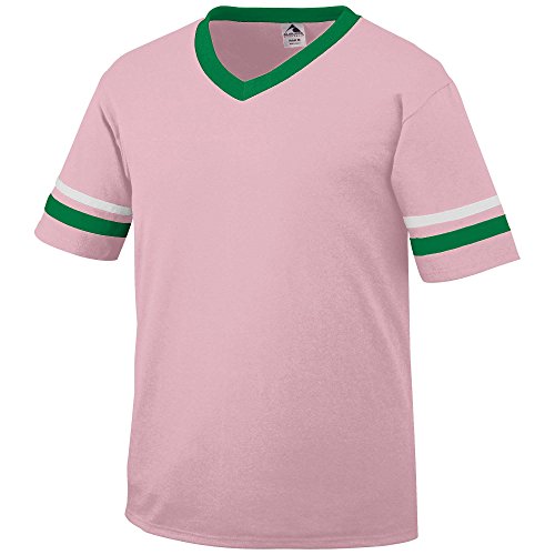Augusta Sportswear Men's XX-Large Sleeve Stripe Jersey, Light Pink ...
