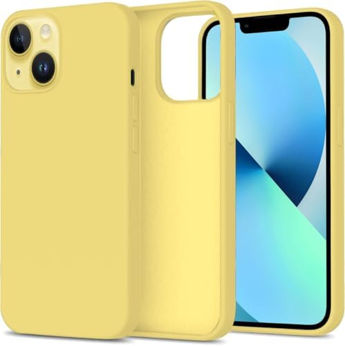 LOXXO® Compatible with iPhone 14 Case, Liquid Silicone Case, Full Body ...