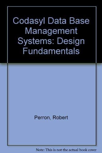 Amazon.com: Codasyl Data Base Management Systems: Design Fundamentals ...