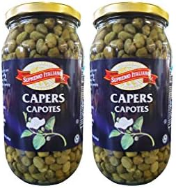 Amazon.com : Supremo Italiano Capers Capotes (2 Pack, Total of 64oz ...
