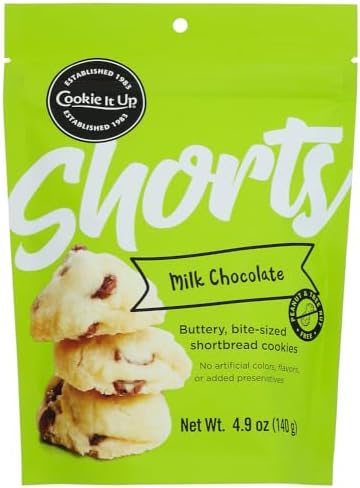 Amazon.com : COOKIE IT UP Milk Chocolate Chip Cookies, 140 GR ...