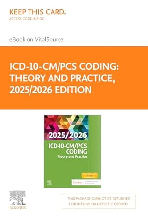 Amazon.com: ICD-10-CM/PCS Coding: Theory and Practice, 2025/2026 Edition - EBK eBook : Elsevier ...