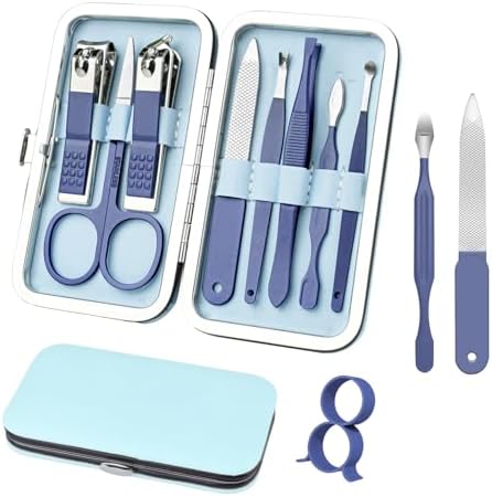 Amazon.com : Manicure Set 8 in 1 Nail Clipper Set,RedFlow Nail Clippers ...