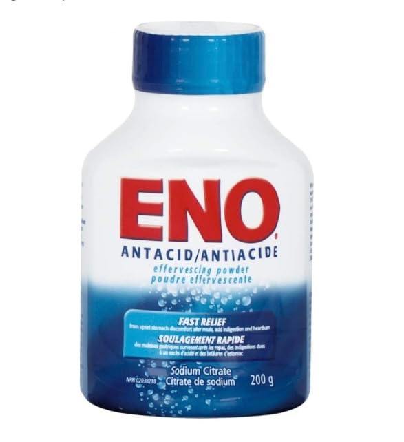 ENO Antacid Effervescing Powder for Heartburn and Acid Indigestion ...