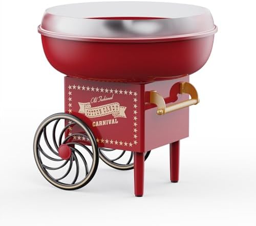 Amazon.com: FUNTELL Mini Cotton Candy Machine for Kids, Includes Sugar ...