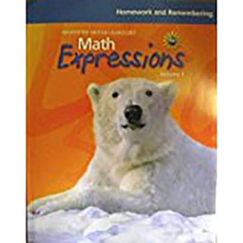 Math Expressions: Homework and Remembering Consumable Volume 1 Level 4: HOUGHTON MIFFLIN ...