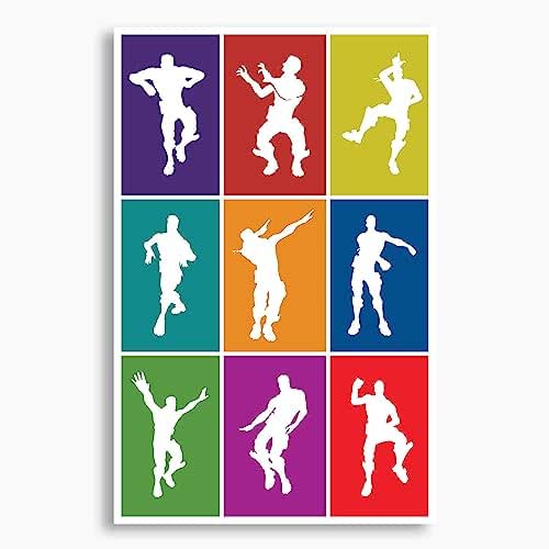 Amazon.com: Pop Art Battle Royale Dances Poster - Premium Gaming Poster ...