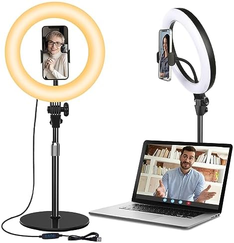10" Ringlicht mit Stativ Handyhalter,Handy Selfie licht Ringleuchte,LED ...