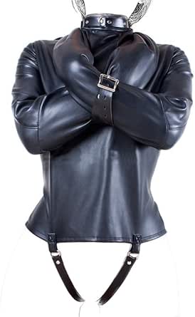 Amazon.com: Straight Jacket Costume Body Harness, Adjustable Novelty ...