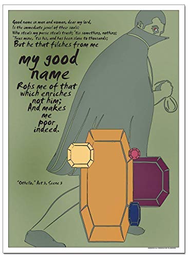 Othello Drunk Quotes Shakespeare Posters; Othello Posters; English