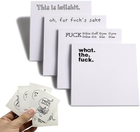 Amazon.com : Funny Sticky Notes, Funny Post it Notes, What The F*ck ...