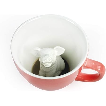Amazon.com: Lovely Pink Pig Nose Ceramic Mug Coffee Cup Tea Milk Drink ...