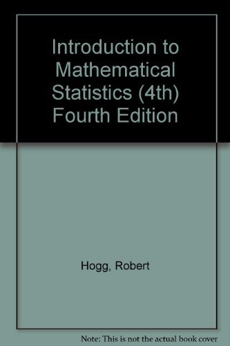 Introduction to Mathematical Statistics (4th) Fourth Edition: Hogg ...
