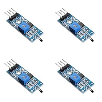 (4 pc) Pro3D 4 Pin NTC Thermistor Temperature Sensor Module : Amazon.in ...