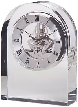 Dartington Crystal Curve Clock, Clear : Amazon.co.uk: Home & Kitchen