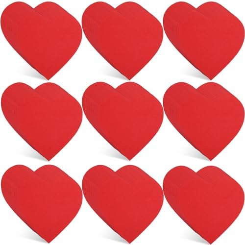 Amazon.com: Ctosree 500 Pcs Heart Cutouts Bulk 4 Inch Heart Shape Paper ...