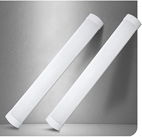 2Ft LED Batten Light, 1800LM 16W 6500K LED Tube Light, 2-Pack Slim ...