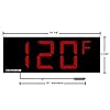 Amazon.com: Large Display Thermometer Made in The U.S.A with 4" Digits ...