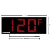 TIP TEMPerature Products Large Display Thermometer, 4" Digits, °C or °F ...