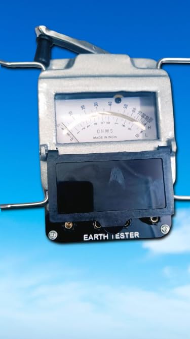 NEWLY LAUNCHED ANALOGUE EARTH TESTER DUAL RANGE (0-10-100 OHMS, HAND ...