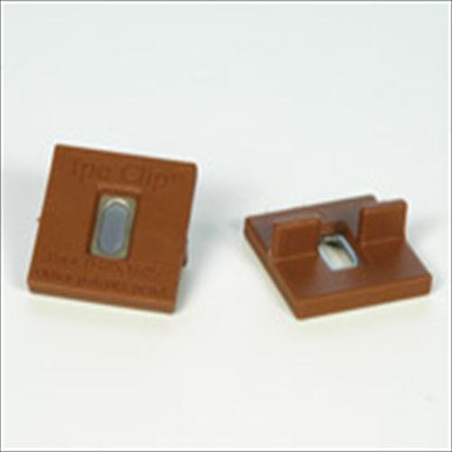 (100 Count) IPE Clip Extreme Fastener System - BROWN Square Clips with ...