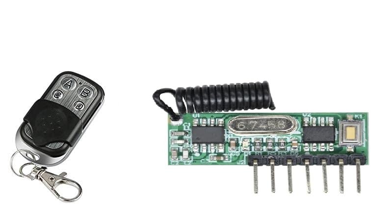 e-infinity 433 Mhz 4ch Remote Receiver Module 3.3V DC with Learning ...