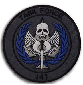 Amazon.com: C-All of D-uty Task Force 141 Logo Embroidery Patch Military Tactical Morale Patch ...