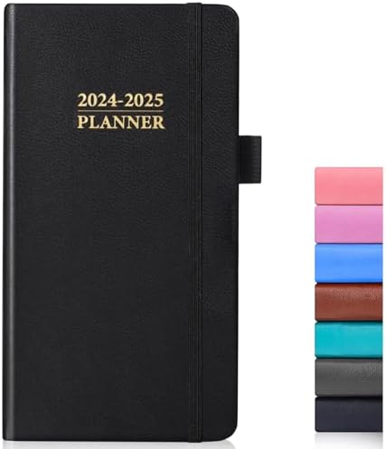 Amazon.com : Winkooy 2024-2025 Pocket Weekly Planner for Purse 3.7" x 6 ...