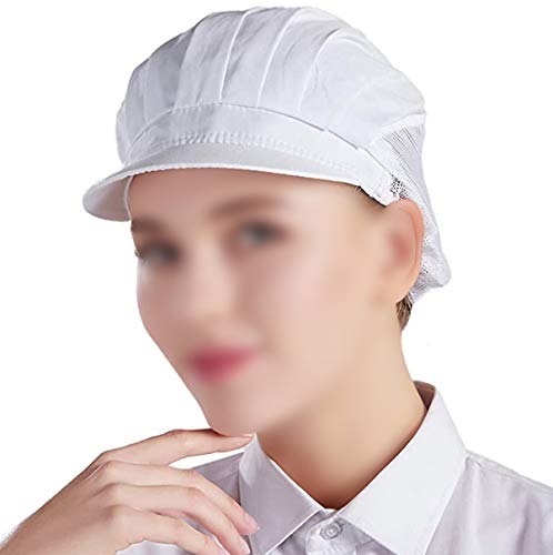 Adjustable Chef Hat Catering Working Mesh Snood Hat Breathable Kitchen ...