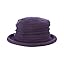 Scala Collezione Women's Boiled 100% Wool Cloche Hat, Black, One Size ...