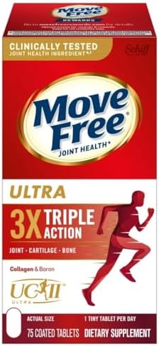Amazon.com: Move-Free Ultra Triple Action Joint Supplement 75 Tablets ...