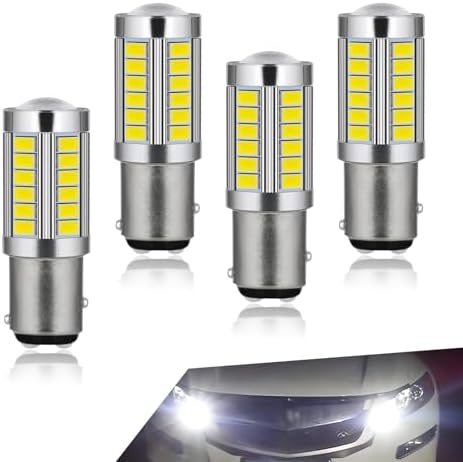Amazon.com: nodteem 4 PCS 1157 Car LED Brake Light Bulb, 5630-33SMD ...