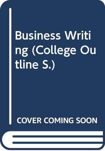 Business Writing: Janis, J. Harold, Dressner, Howard Roy: 9780064601511 ...