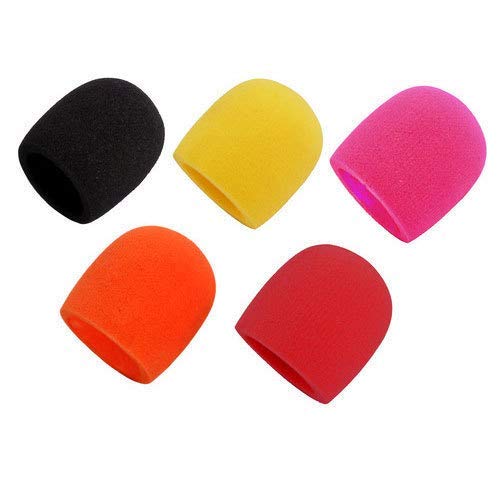 SG MUSICAL STORE - 5PC. Microphone Foam Mic Cover Mic Foam Foam Mic ...