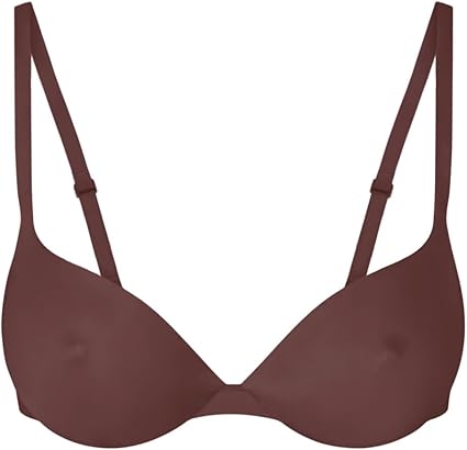 REORIA Women's Trendy Plunge Nipple Padded Comfortable Smoothing ...