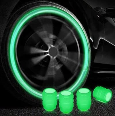 SRT- Universal LED Tire Light Car/Bike Wheel Tire Rim Air Valve Cap ...