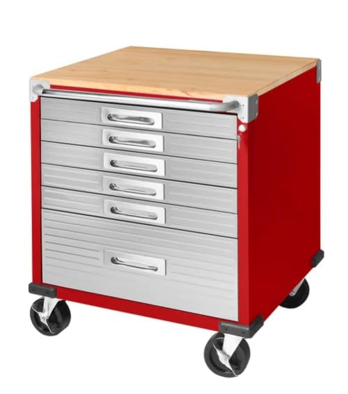 Amazon.com: Heavy Duty Rolling Storage Cabinet with Wheels and Drawers ...