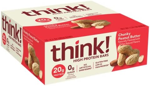 Amazon.com : Think! Protein Bars, High Protein Snacks, Gluten Free ...