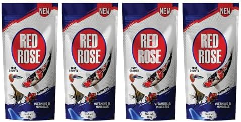 TAIYO RED Rose Fish Food, 100g (Pack of 4) : Amazon.in: Pet Supplies