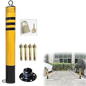 Parking Bollards, Heavy Duty Parking Restriction Barrier Posts Car ...