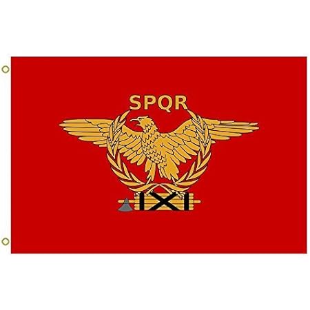 Amazon.com : Large Flag New SPQR Flag A New SPQR flag outdoor Flag ...