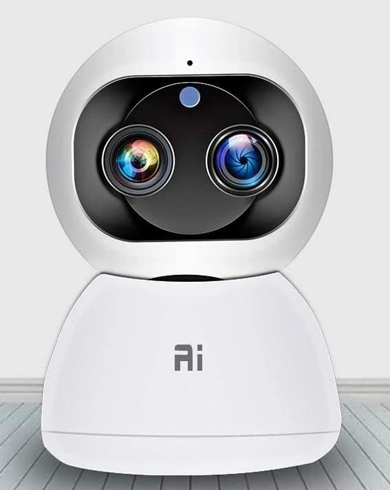 Buy ELECTROBYTE 2MP AI 10X Dual Lens Wi-Fi 360 Rotating Robot Camera l ...