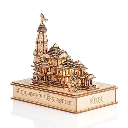 VOLDMART Religious Ram Mandir Ayodhya 3D Model with Full Light Set up ...