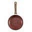 JML Copper Stone Frying Pan Non-Stick & Hard Wearing with Wood Effect ...
