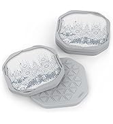 Amazon.com | UMIRRO Rustic Farmhouse Coasters for Coffee Table Decor ...