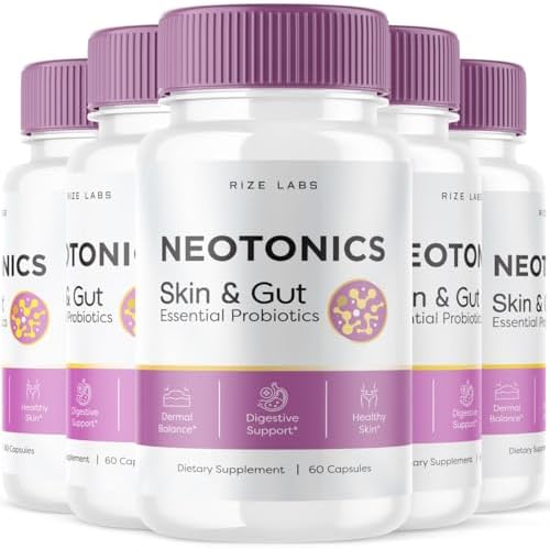 Amazon.com: (2 Pack) Neotonics Skin & Gut Essential Probiotics ...