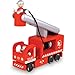 Amazon.com : Vilac Wooden Fire Engine Toy, Pollock Red : Baby Toys ...